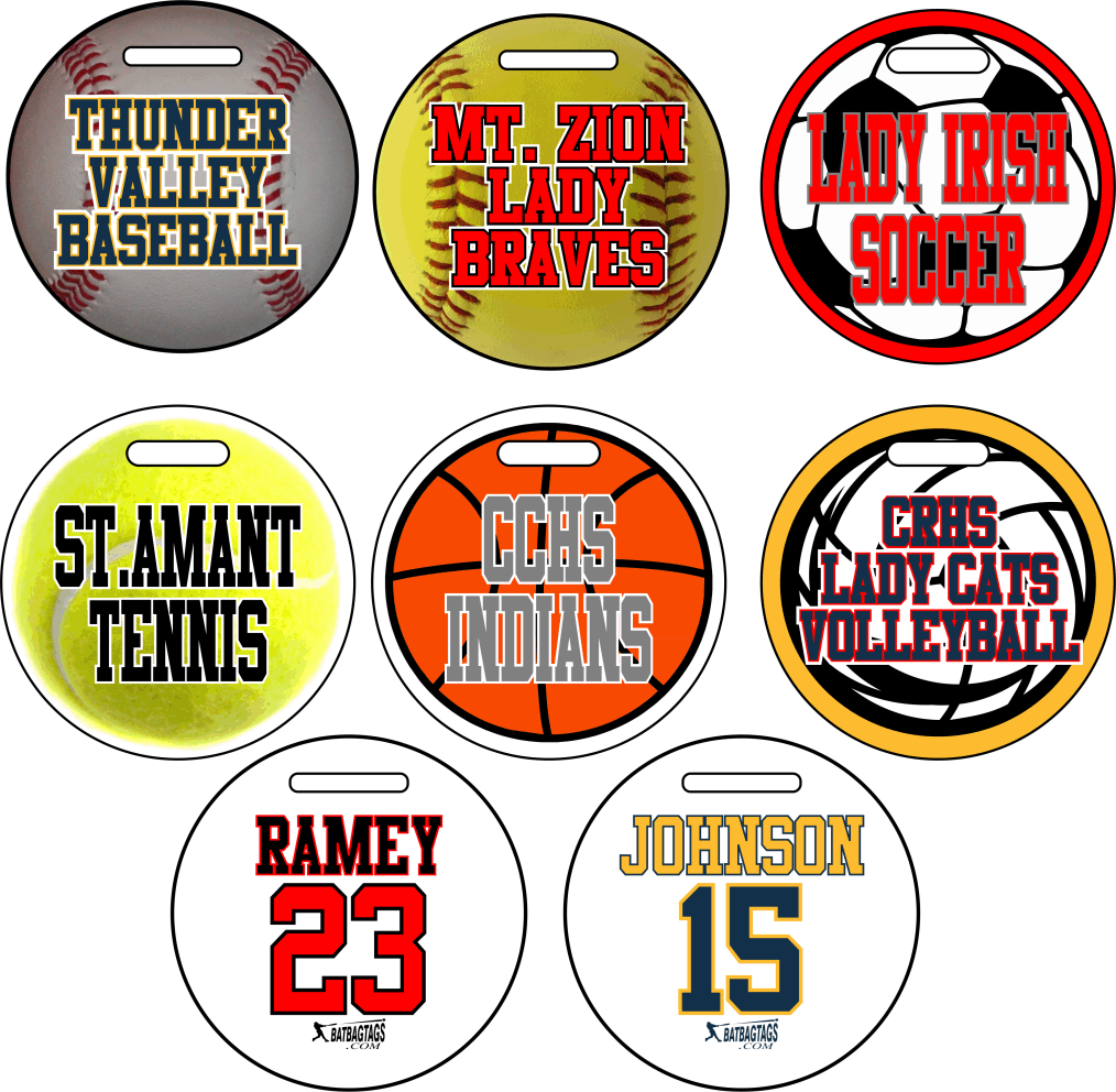 ROUND SPORT TAGS